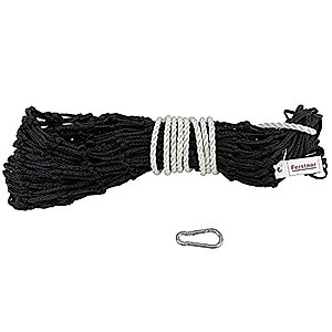 Ferstnor Premium Hay Net Slow Feeder for Horses 40 inches Long 2 inches Mesh Hole Heavy Duty Hanging Haylage Bag for Horses Complete with Steel Snap Hook