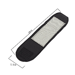 Tourmaline Wrist Support Brace, 1 Pair Tourmaline Magnetic Massage Therapy Self-Heating Wrist Brace Support Protector, Arthritis Joint Pain Relief Injury Recovery