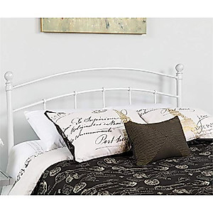 Flash Furniture Woodstock Decorative White Metal Full Size Headboard