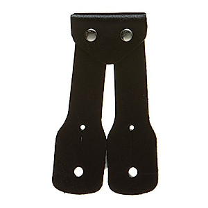 Suspender Store 2-Inch Wide Low-Stretch Logger Suspenders - Industrial Button - 48" for 5'9" to 6'2" tall - Black