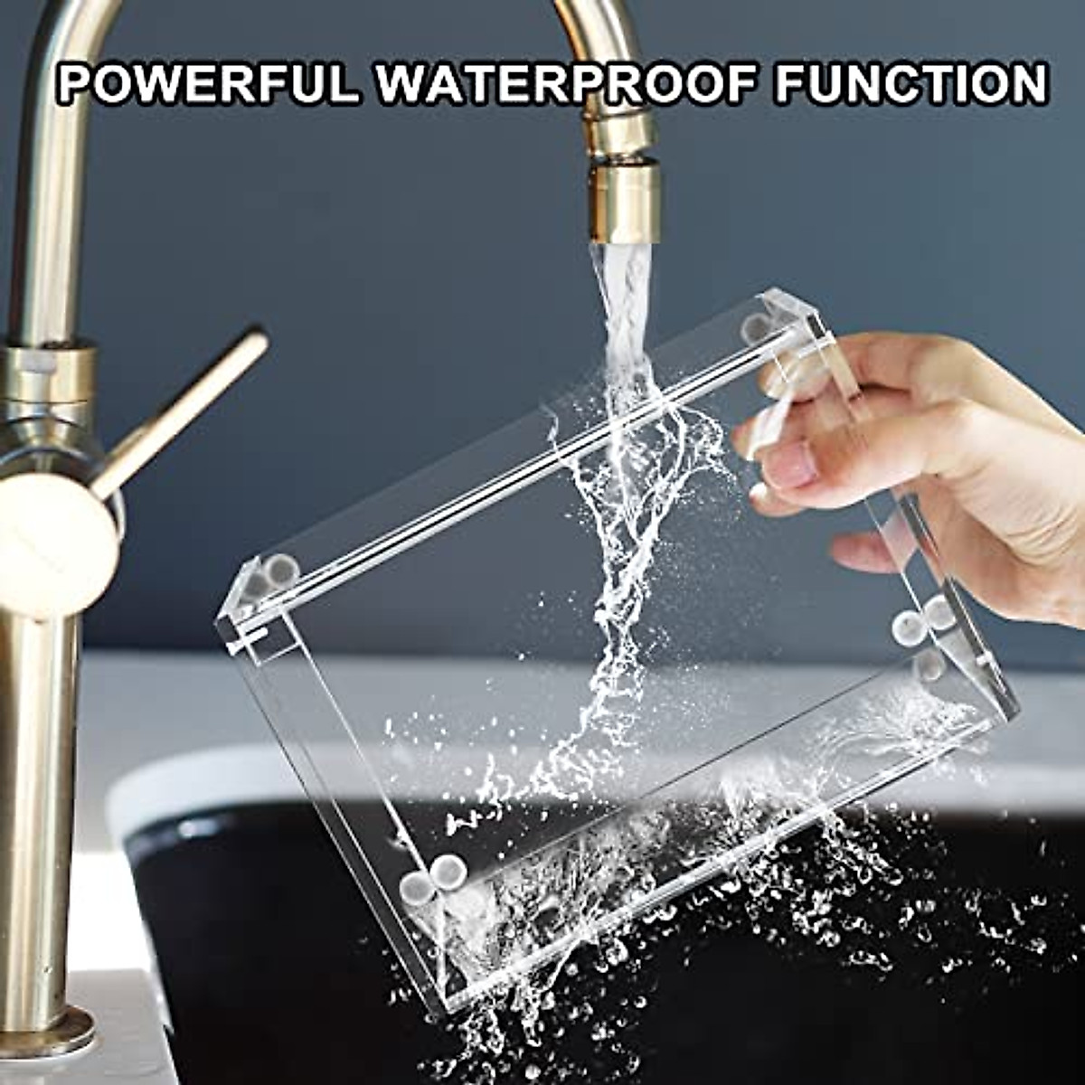 Acrylic Dryer Sheet Dispenser with Lid, Clear Dryer Sheet Holder for Laundry Room Decor and Accessories, Modern Style Fabric Softener Dispenser Transparent Container for Laundry Room Organization