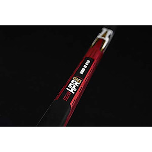 STX unisex adult X92 Ice Hockey Stick, Black/Red, Senior US