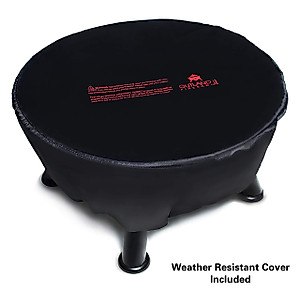 Outland Living Firebowl 883 Mega Outdoor Propane Gas Fire Pit with UV and Weather Resistant Durable Cover, 24-Inch Diameter 58,000 BTU