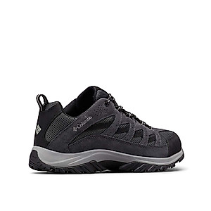 Columbia Mens Crestwood Hiking Shoe, Shark, Columbia Grey, 10.5 Wide US