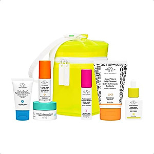 Drunk Elephant The Littles 6.0 Skin Care Set. Beste No.9, Virgin Marula Oil, T.L.C. Framboos Serum, Protini Cream, C-Firma Fresh Serum, Umbra Sheer Sunscreen