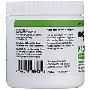 Amazon Brand - Wag Probiotic Supplement Chews for Dogs (90 count)