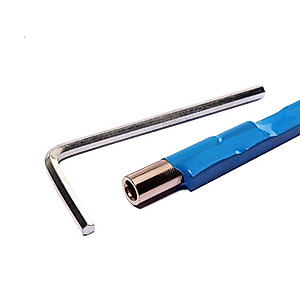 Jiayouy Pack of 2pcs 420mm Two Way Rod Type Guitar Truss Rod Steel with L- Wrench for Electric Acoustic Bass Guitars Neck Repair Adjustment Luthier Tool