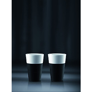 Bistro 11583-01 2-Piece Mug With Silicone Sleeve 0.6L - Black/white