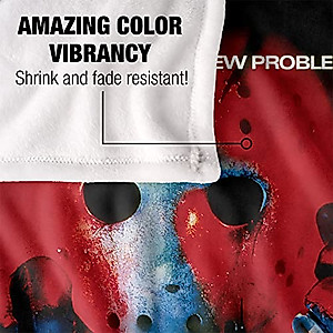 Friday The 13Th Blanket, 50"x60" Jason Takes Manhattan Poster Silky Touch Super Soft Throw Blanket