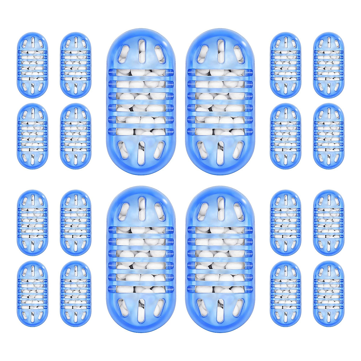 [2023 VER] 20X Humidifier Cleaner, Demineralization Cartridge for Humidifier Compatible with Protec Demineralization Cleaning Ball, Homedics Humidifier Filter Replacement & Humid Clean Cartridge