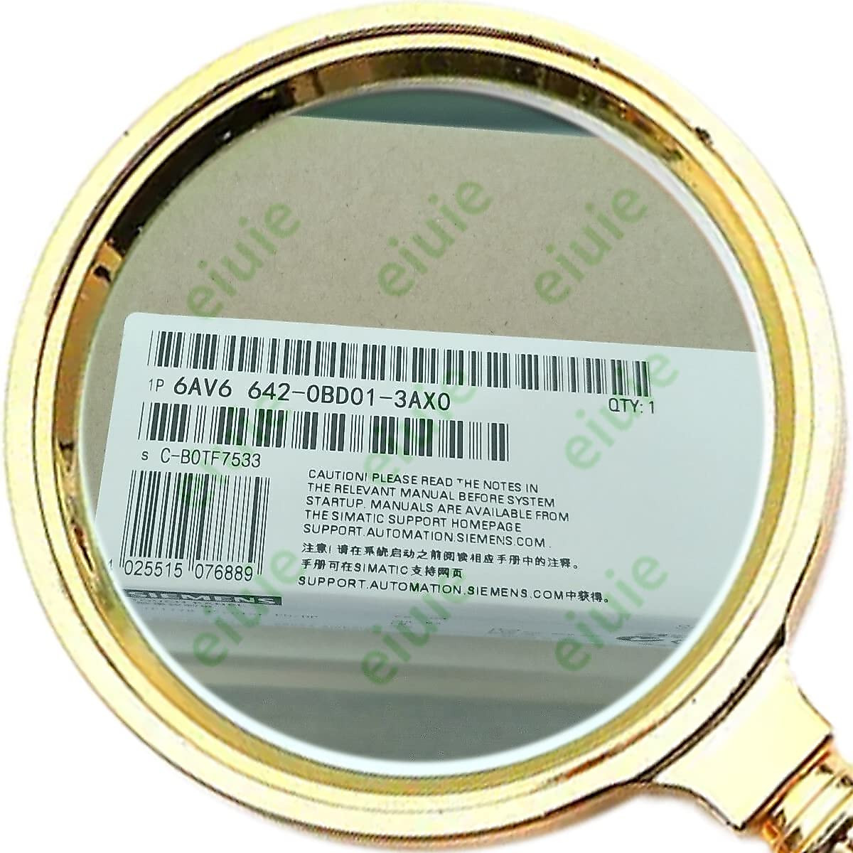 6AV6642-0BD01-3AX0TP 177B 4" Color PN/DP TFT 256 Color-16: 9 Display Touch Screen 6AV6 642-0BD01-3AX0