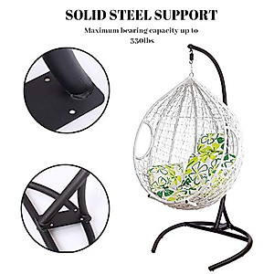 TheirNear Hanging Chair Stand (Stand Only), Hammock Chair Stand for Indoor Outdoor, Heavy Duty 330 Pound Weight Capacity