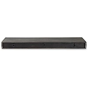Signature Design by Ashley Corinsville 36" Modern Floating Wall Shelf, Black