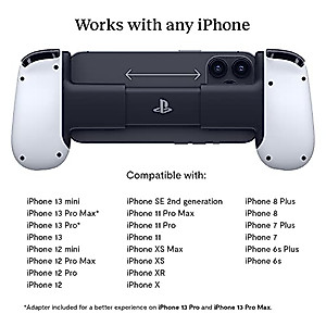 BACKBONE One Mobile Gaming Controller for iPhone [PlayStation Edition] - Enhance Your Gaming Experience on iPhone - Play PlayStation, Steam, Fortnite, Apex, Call of Duty, Genshin Impact & More