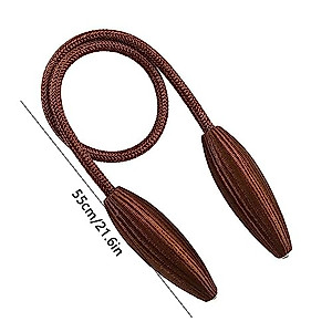 Magnetic Curtain Tiebacks Curtain Pull Backs Curtain Ties Window Curtain Tie Backs with Hooks for Home Bedroom Curtain