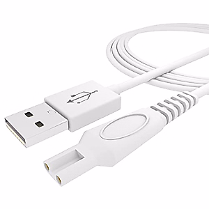 Legs Hair Remover Charger Cord for Flawless Legs Charger Cord Replacement - 5V Removal Charger Cable fit Finishing Touch Flawless Legs Shaver Charging Cord - Power Cord for Flawless Trimmer plug