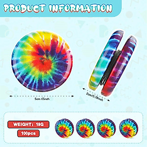Lenwen Yoyos for Kids, Beginners Metal Yo Yo Toys with Colorful Designs Adults Teens Birthday Party Favors, Holiday Stocking Fillers, Classroom Prizes(100 Pcs, Rainbow)