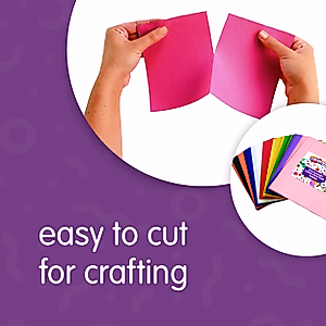 Colorations Color Construction Paper, Smart Pack, Assorted Color Paper, Colored Paper, Coloring Paper, Drawing, Craft Paper,Classroom Supplies, Kids Construction paper, 600 Sheets,Home,Home School Use