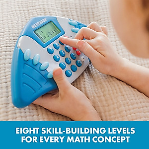 Educational Insights MathShark Digital Math Game, Handheld Electronic Math Learning Game For Kids, Ages 6+