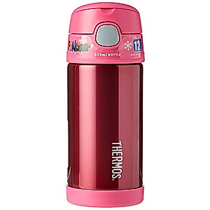 Thermos FUNtainer Straw Bottle, Pink, 355 ml