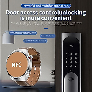 Dico Das Smart Watches with Bluetooth Call(Answer/Dial Calls), Sleep Monitor for iPhone/Android Phone,IP68 Waterproof(Black Circle)