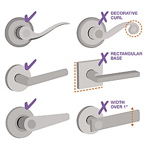 Dreambaby Child Safety Lever Door Lock - Fits Most Lever Doors Handle - Baby Proofing Doorknob Guard, White - 1 Pack