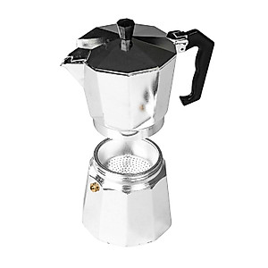 Lexi Home Aluminum Stovetop 6-Cup Hot Espresso Maker