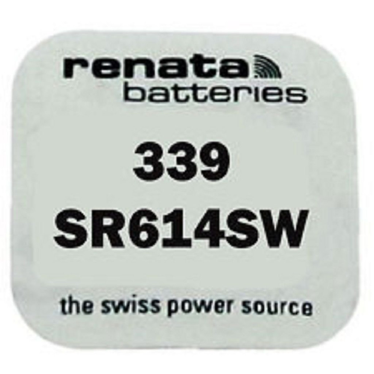 Renata Watch Battery Swiss Made Renata 339 or SR614SW (5 Batteries, 339 or SR614SW)