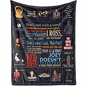 Taka Deal Personalised Friends Blanket Tv Show. Fleece Throw Friends Blanket with Dialogues for Friends Merchandise Fan. Best Gift for Christmas & Birthday. (Friends Blanket 2, 60" X 80")