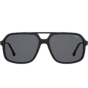 Carrera mens Carrera 229/S Sunglasses, Black/Gray, 59mm 16mm US