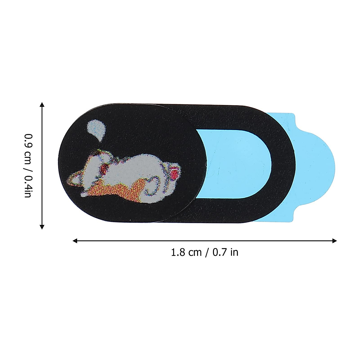 Milisten Sliding 8 PCS Camera Cover Webcam Cover Slide Laptop Privacy Cover Camera Slide Lens abs Slider Computer Webcam Slider