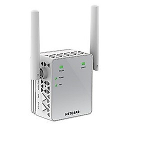 NETGEAR EX3700-100UKS AC750 WiFi Range Extender 802.11n/ac 1-Port Wall-plug External Antennas