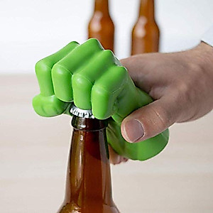 Marvel Avengers Hulk Fist Bottle Opener - Open Your Beverage Like A Super Hero - Great Bar Gift for Men, Dad, Father - 6 Inches