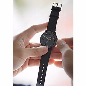 Nixon Porter Leather A1058-1031 Black Leather Men’s Watch 40mm