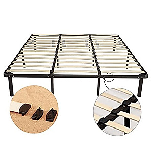 50mm Plastic Black Bed Slat Holders Caps Double Centre Caps Holders Replacement for Metal Frames Pack of 50