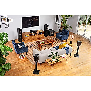 Polk Signature Elite ES55 Tower Speaker - Hi-Res Audio Certified, Dolby Atmos & DTS:X Compatible, 1" Tweeter & (2) 6.5" Woofers, Polk Power Port Technology for Effortless Bass, Stunning Black