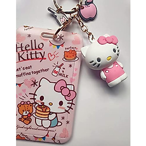 Hello Kitty Key Chain for Girls Women | Sanrio Figures Birthday Gift Bag Accessories (Hello Kitty 1)