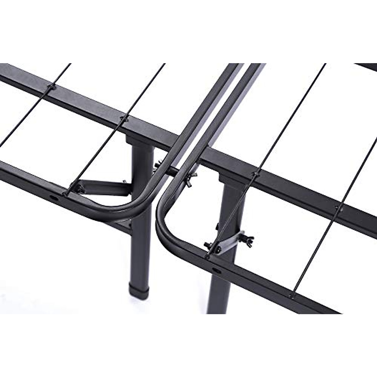 V&LX 14 Inch Tall High Easy-Assembly / No Tool Needed to Assemble / Bed Frame/ No Box Spring Needed (Modern,Cal King)