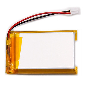 CaoDuRen Rechargeable 3.7V Li Lipo Lithium Polymer Ion Battery Pack with 2 Pin 2.0mm JST Connector (603450 1100mAh)