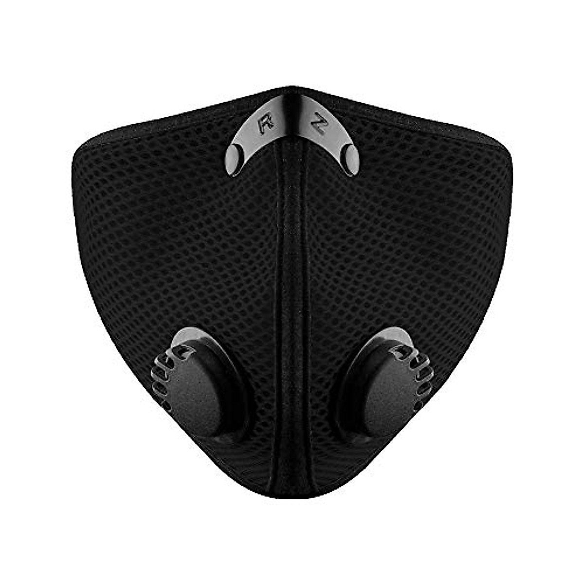 RZ Mask M2 Mesh Air Filtration Face Protection Dust Mask with 99.9% Effective Carbon Filters for Woodworking, Construction, Large, 1 pack, Black