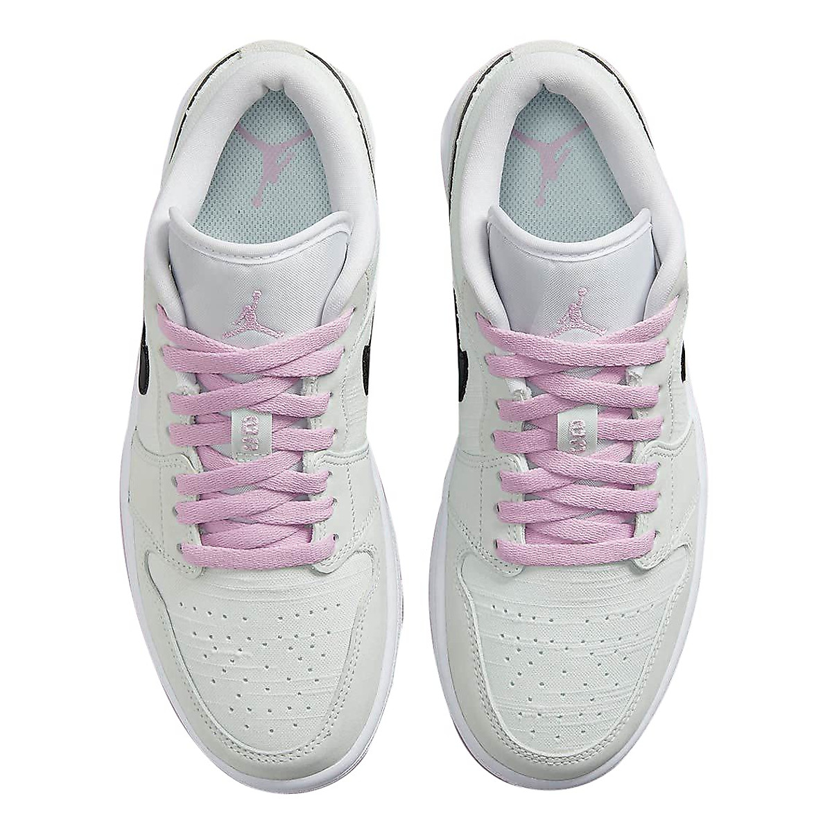 Nike Women's WMNS Air Jordan 1 Low Se Barely Green, Barely Green/Black, 7.5W