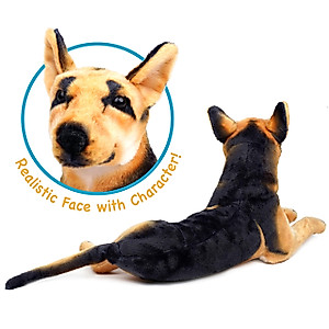 TigerHart Hero The German Shepherd - 19 Inch Stuffed Animal Plush Dog