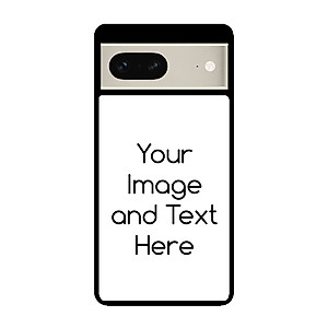 Upload Your Image | Make Your Own Black Rubber Phone Case Compatible With Google Pixel 8, 8 Pro, 8a, 7a, 7, Pixel 7 Pro, Pixel 6a, 6 Pro, 6, 5, 4a 5G, 4a 4G, 4, 4 XL, 3a, 3a XL, 3, 3 XL, 2 XL