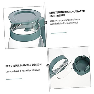 HOMSFOU 3 pcs Teapot Tea and Holder Leak-proof for with Clear Pitcher Lemonade Milk Night Kitchen Ml Kettle Glass Iced Coffee Multi-purpose Drink Glasses Fridge Teakettle Beverage