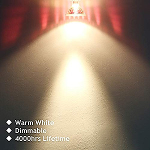 GMY MR16 Halogen Bulb 35W, Dimmable 12V MR16 GU5.3 Spotlight, 4000Hrs Long Lifetime, 2800K Warm White 480LM, 36° Beam Angle Bi-Pin Base 6Pack