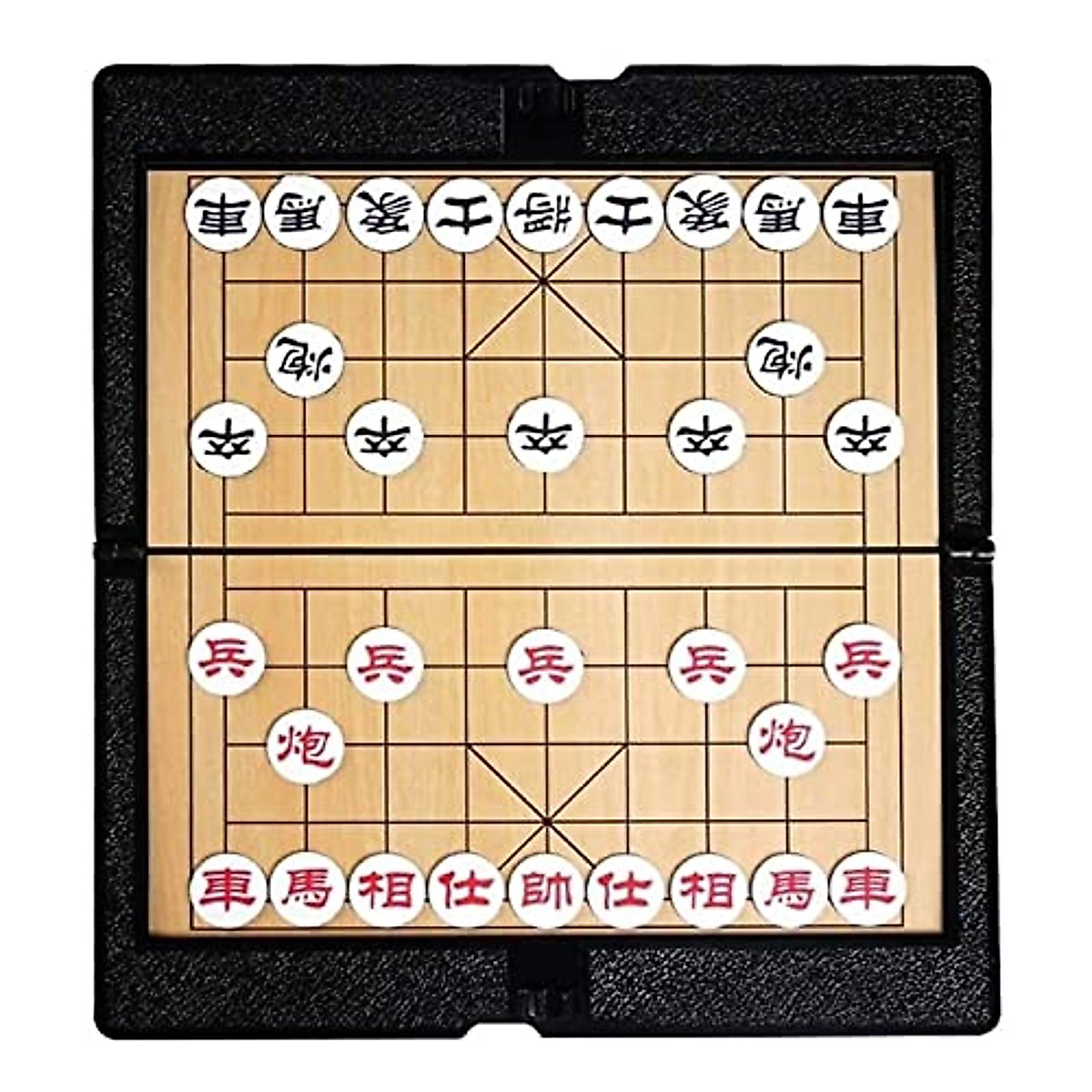 JGATW Chess Set Chess Board Game，Chinese Chess Set Folding Chessboard Small Pieces，Folding Roll Up Chess Game Sets International Chess