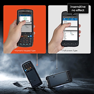 MUNBYN 082 Android Barcode Scanner-Android 9 Mobile Computer 2D Equip with SE4710 Zebra Scanner, IP67 Rugged, 4G QR Wireless, Android Handheld Data Terminal for Warehouse Inventory, 2Y Protection