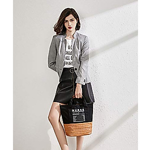 So'each Women's Handbag Excellent Nurse Tote Graphic Crossbody Shoulder Bag Black