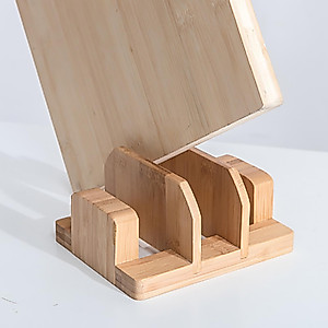 Kunovo Bamboo Pot Lid Holder,Cutting Board Organizer,Baking Sheet/Pan Organizer Rack for Cabinet (GGJ-A)
