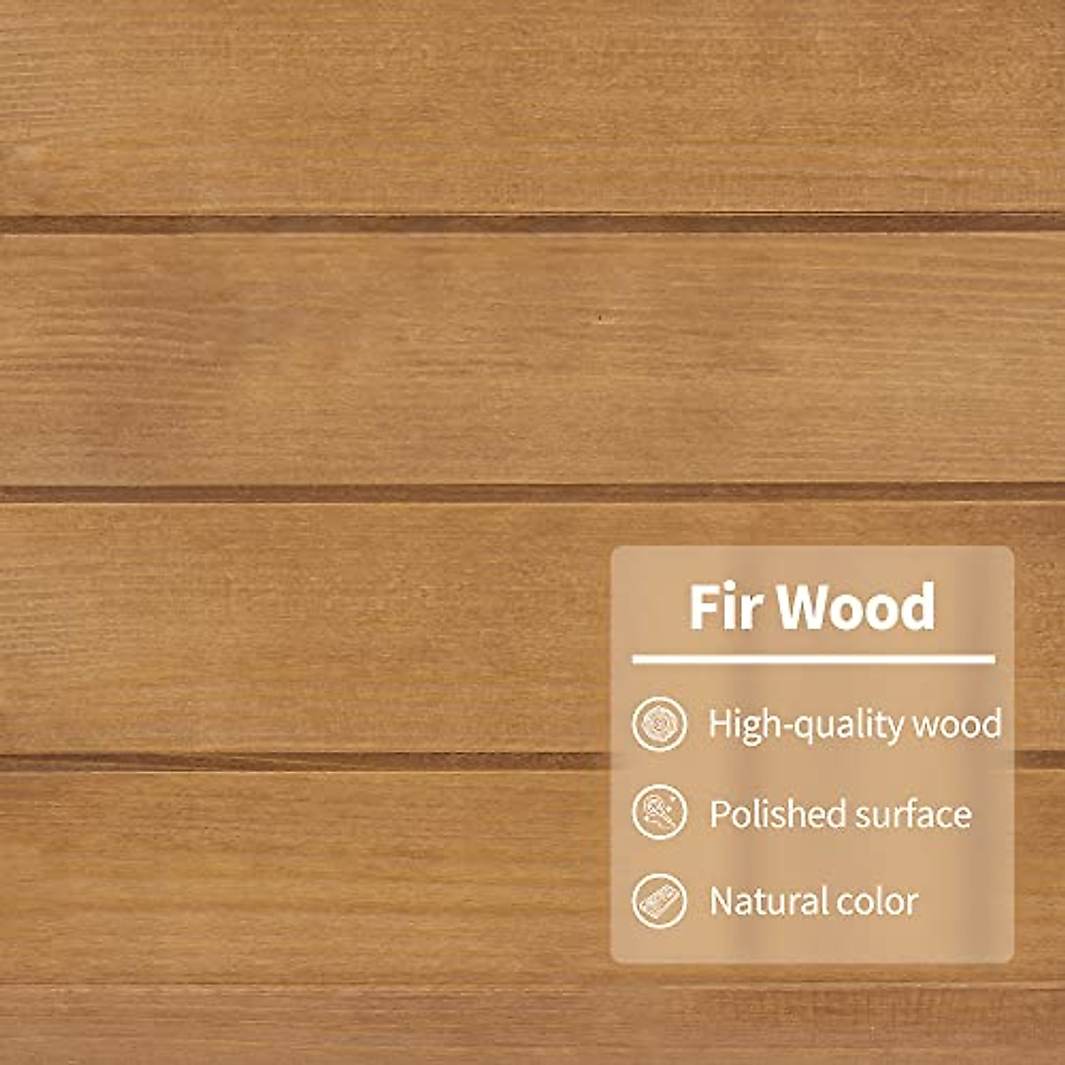 MCombo Outdoor Storage Cabinet, Garden Wood Tool Shed, Outside Wooden Shed Closet with Shelves and Latch for Yard, Patio, Deck and Porch 1000